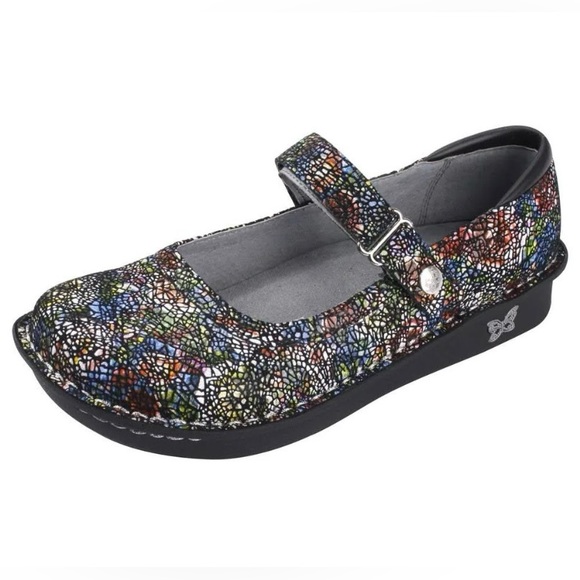 Alegria | Shoes | Alegria Belle Cathedral Slim Mary Jane Leather ...